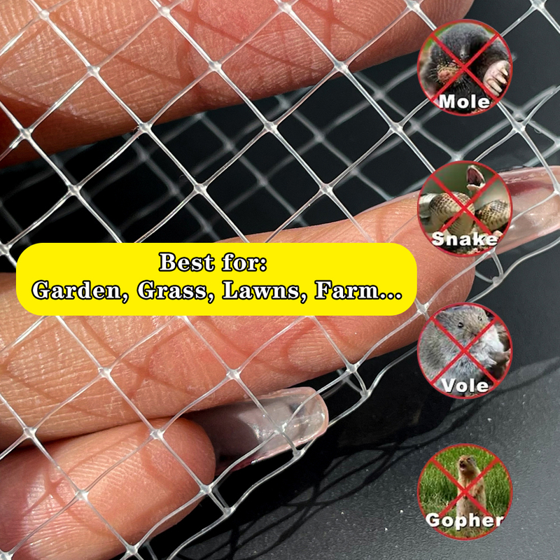 Heavy Duty BOP Plastic Stretch Extruded Anti Mole Netting Deer Nets for ...